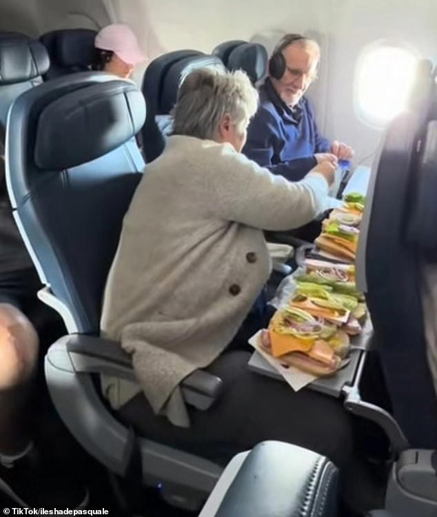 Shock as plane passenger opens makeshift deli in economy class to ...