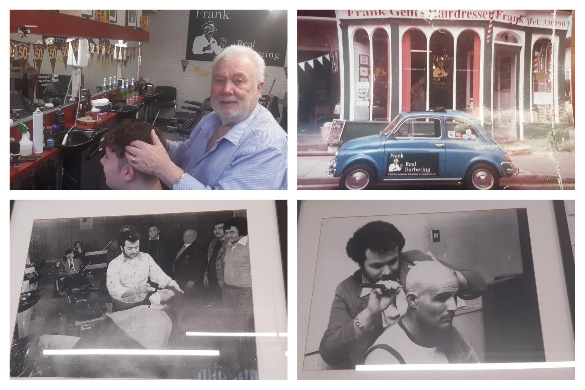 Leamington barber Frank celebrates 50th year since he set up shop in town