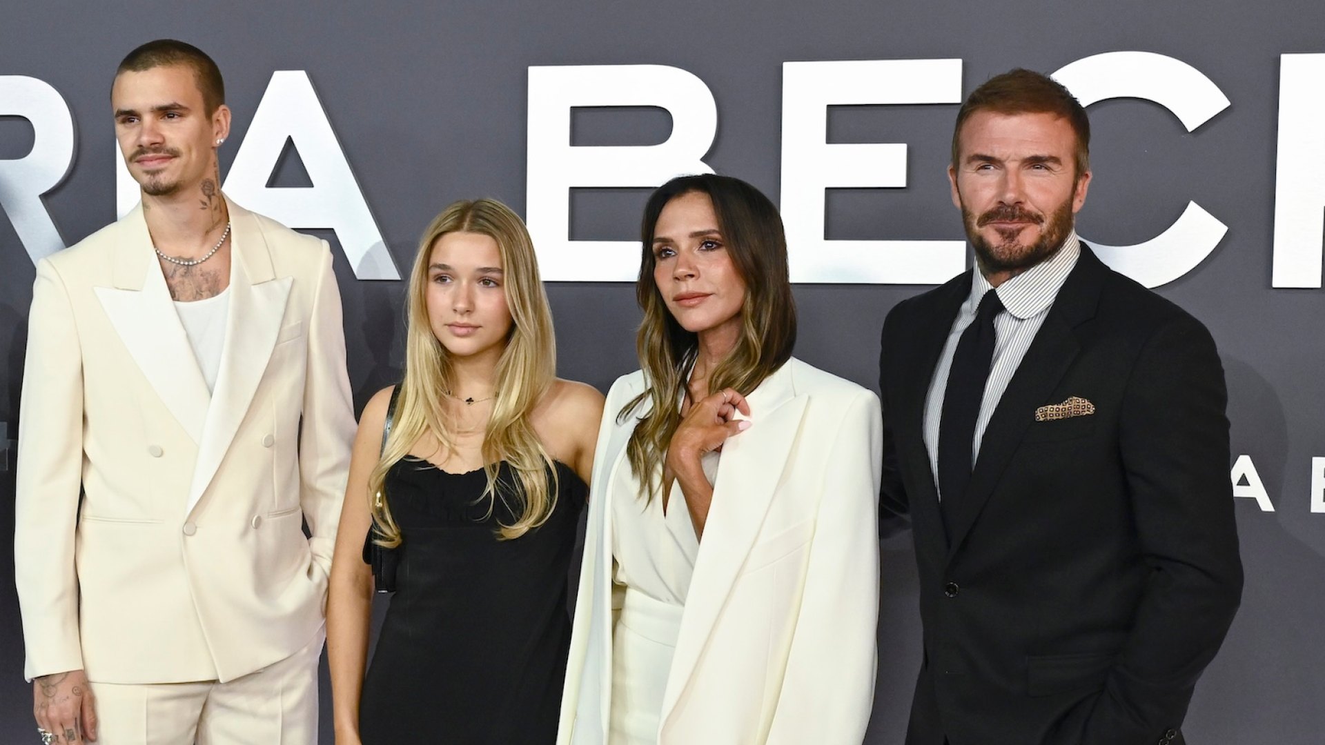 Victoria Beckham and family stand united in group photo amid Brooklyn drama