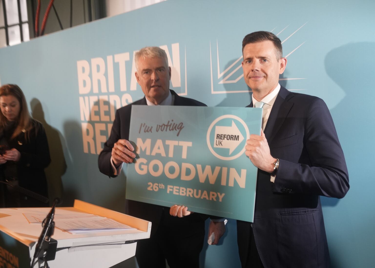 Matt Goodwin named as Reform UK candidate in Gorton and Denton by-election