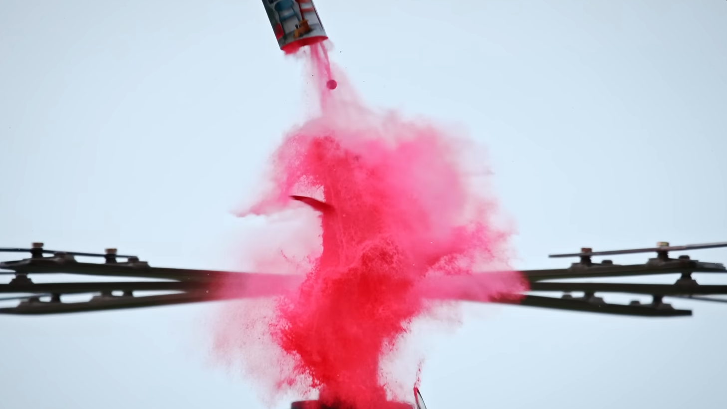 Helicopter blades hit these objects at full speed