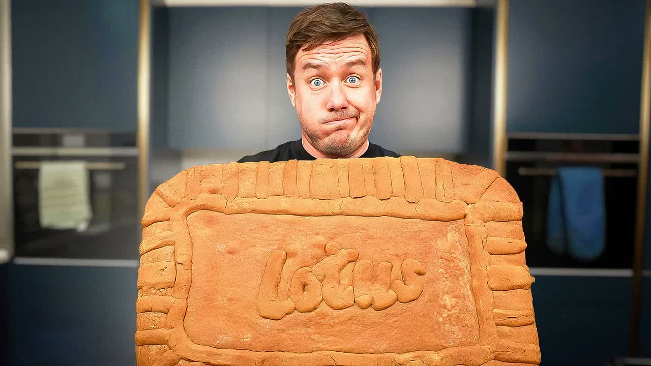 How to make a giant Biscoff biscuit