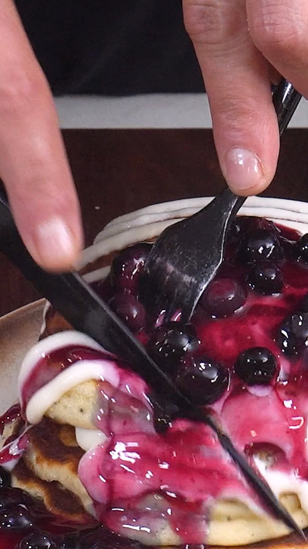 Lemon poppy seed pancakes