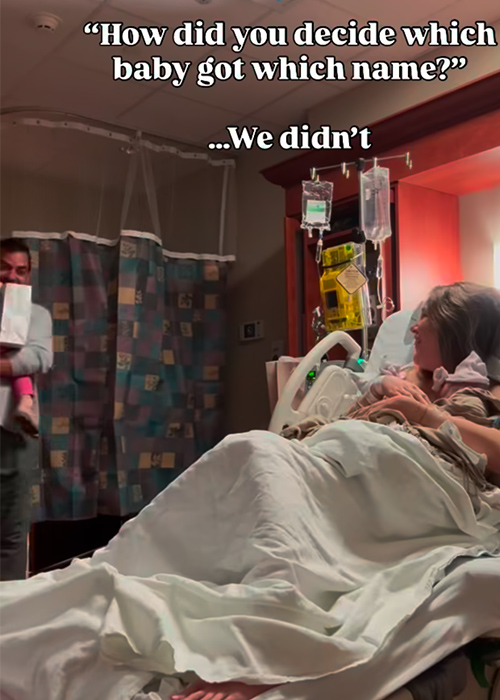 Parents let their two-year-old name their twins and the internet has ...