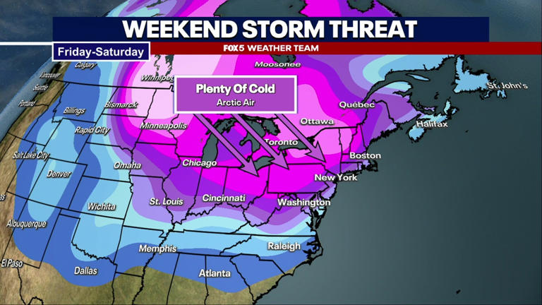 Winter storm forecast: DC weekend snow threat remains uncertain