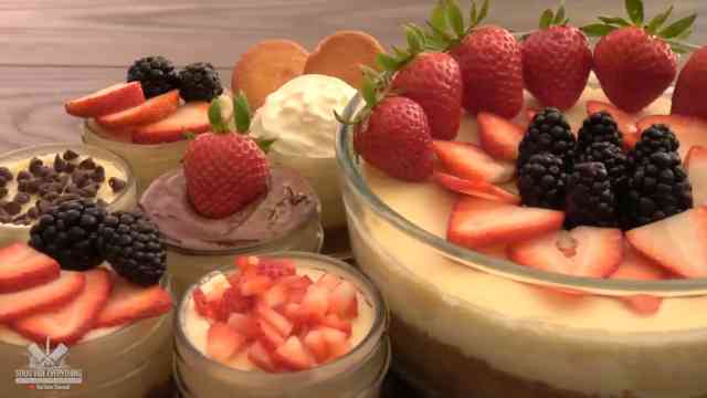 Sous vide cheesecake perfection