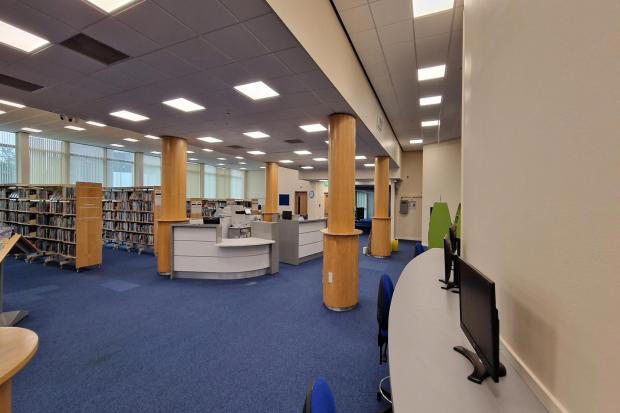 Second library closed following partial ceiling collapse