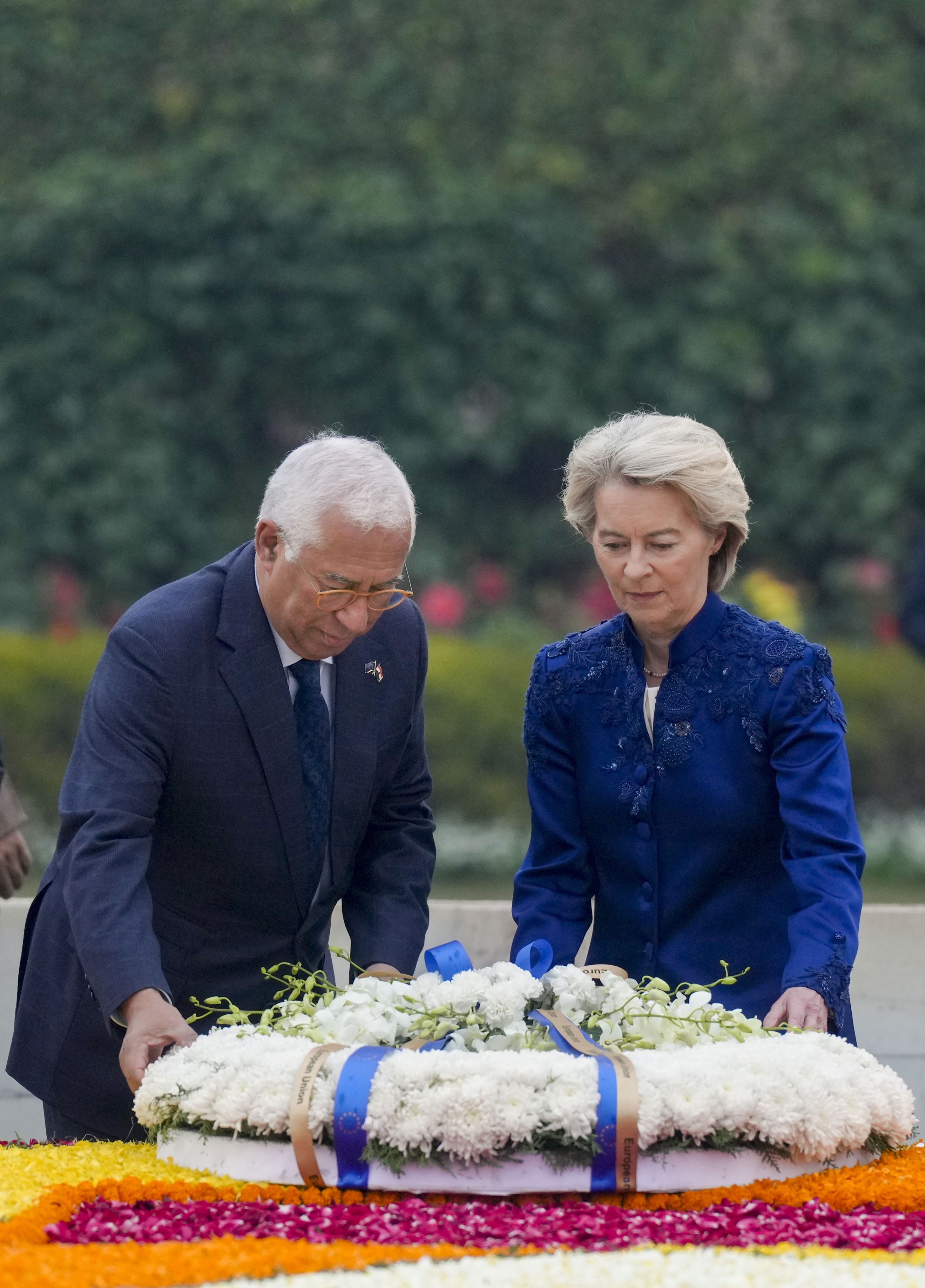 EU chief Ursula von der Leyen's elegant wardrobe turns heads in Delhi