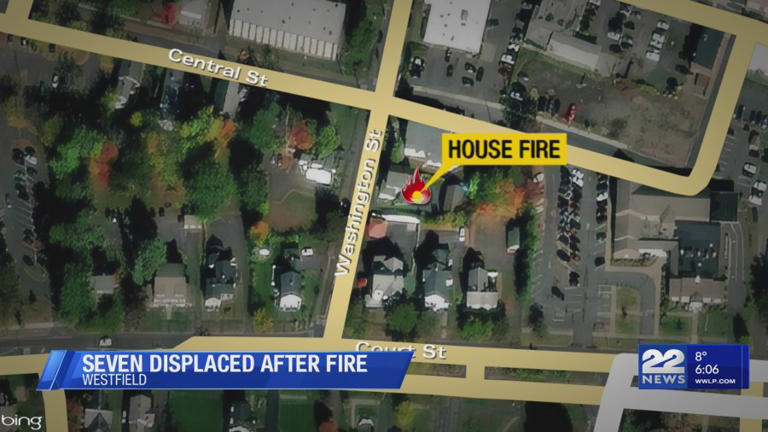 Firefighters battle challenging fire in Westfield due to high winds