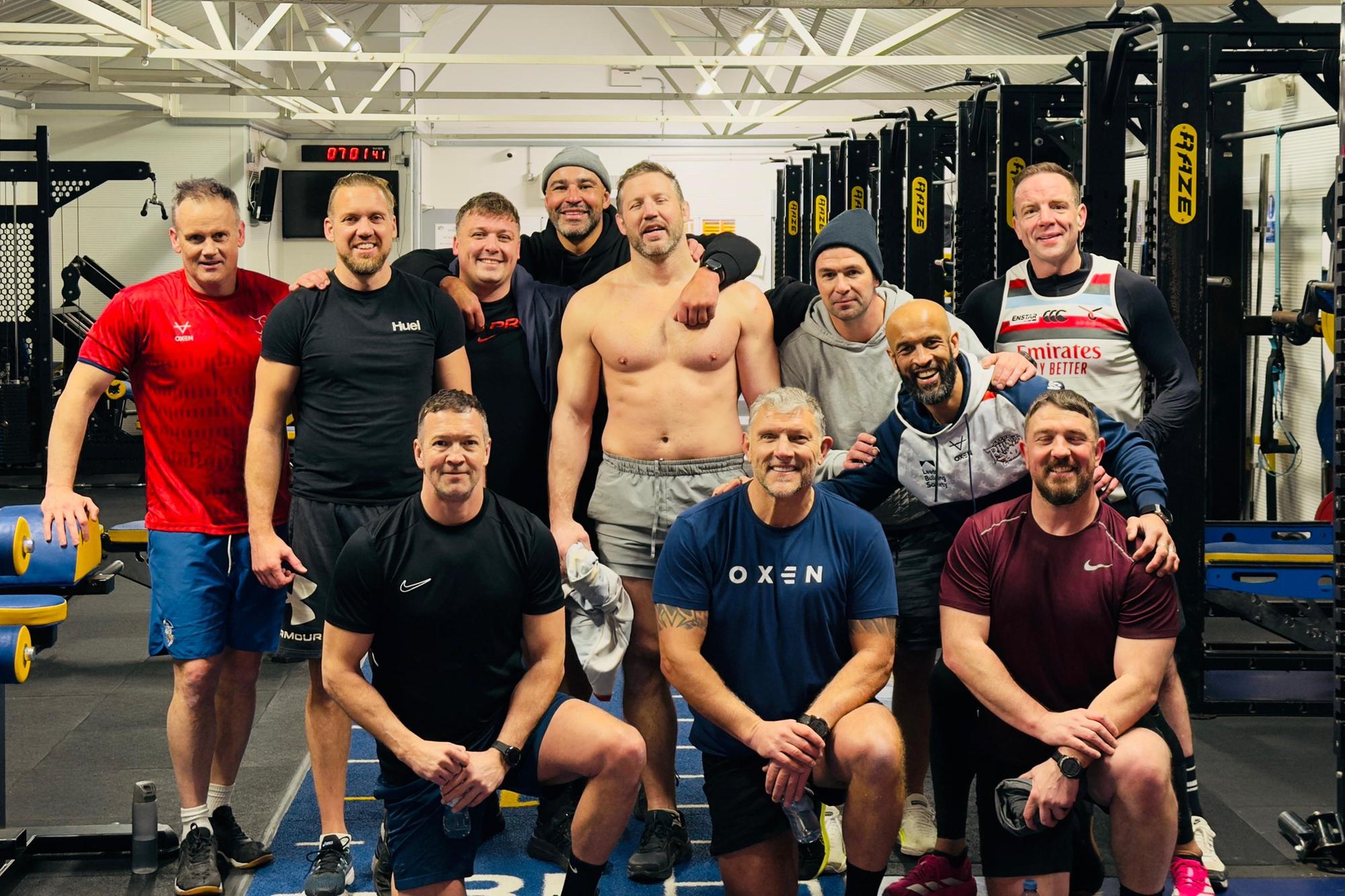 Leeds Rhinos legends get back in the gym: see how many you recognise