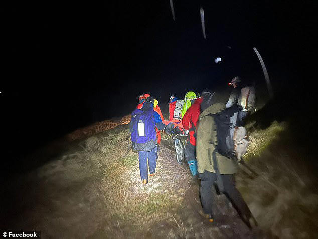 Mountain rescue team called out three times in same night as climbers ...