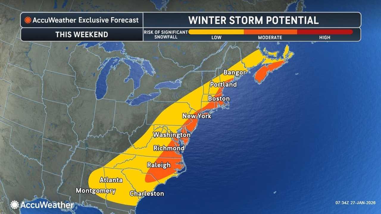 East Coast on alert as new winter storm could bring heavy snow, strong ...