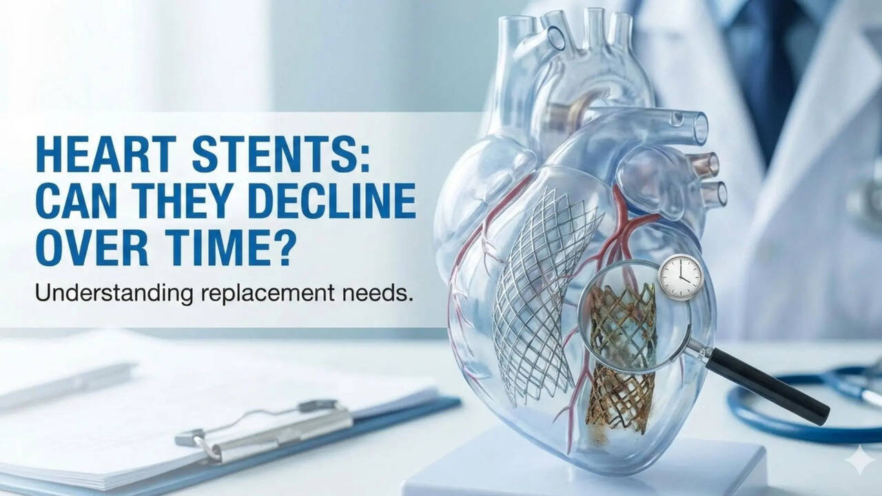 Can heart stents decline over time and need replacement? Cardiologist ...