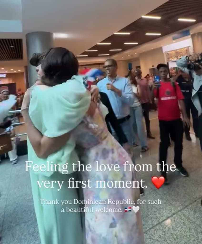 Miss Universe 2025, Fátima Bosch, learns how to dance merengue in the ...