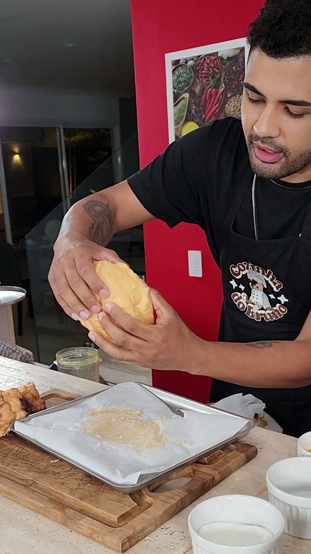 O pão mais leve do mundo 😱 receita do pão de nuvem