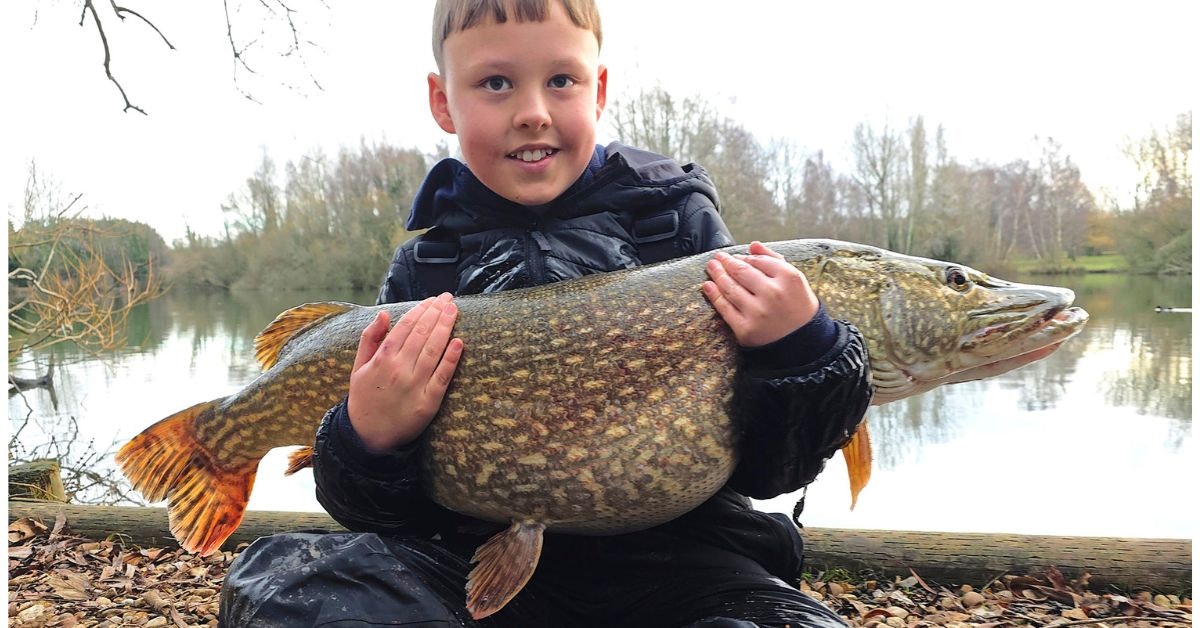 Disbelief as child lands stunning pike on family trip