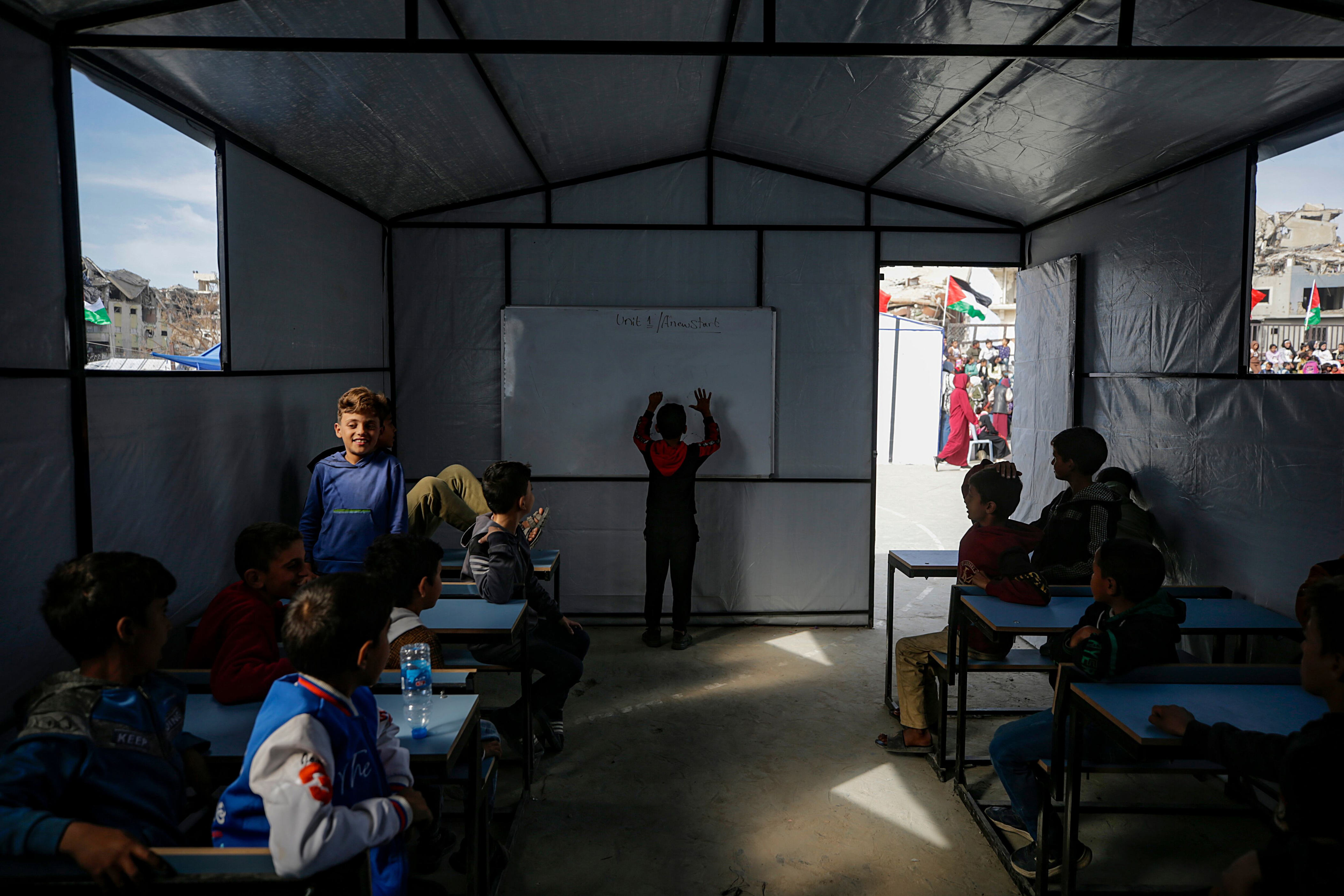 School supplies boost Gaza aid as Palestinians wait for Rafah crossing ...