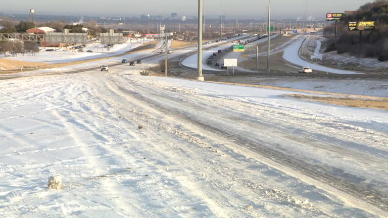 Live: Road conditions in DFW for Tuesday