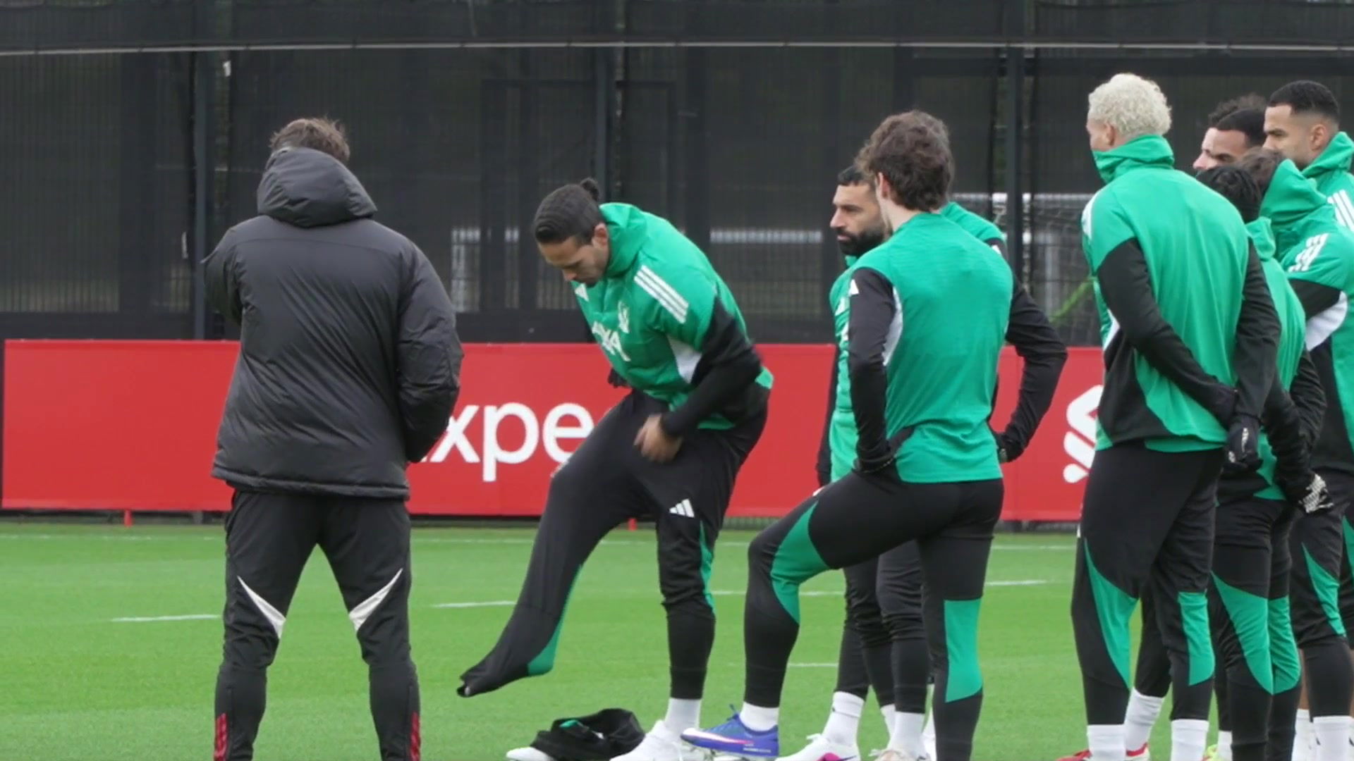 Liverpool training as they look to seal Champions League qualification ...