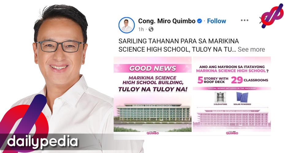Netizens question Rep. Miro Quimbo’s promotion of school project ...