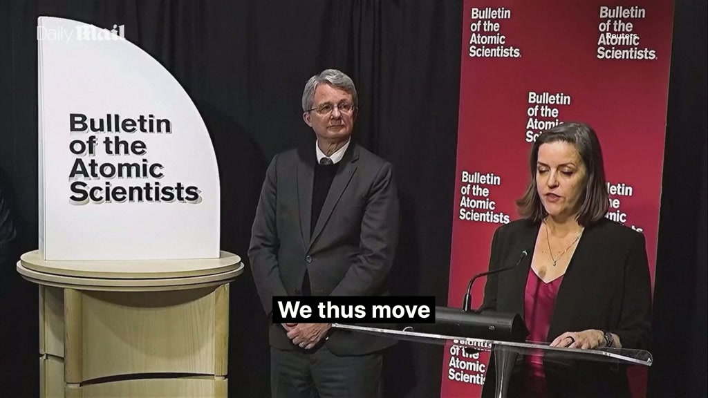 'We are running out of time': Doomsday Clock moves forward