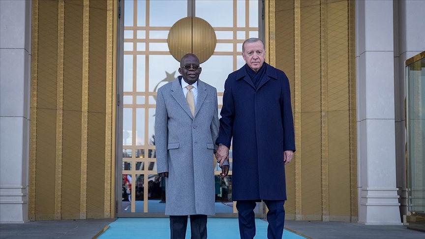 Cumhurbaşkanı Erdoğan, Nijerya Cumhurbaşkanı Tinubu'yu resmi törenle ...