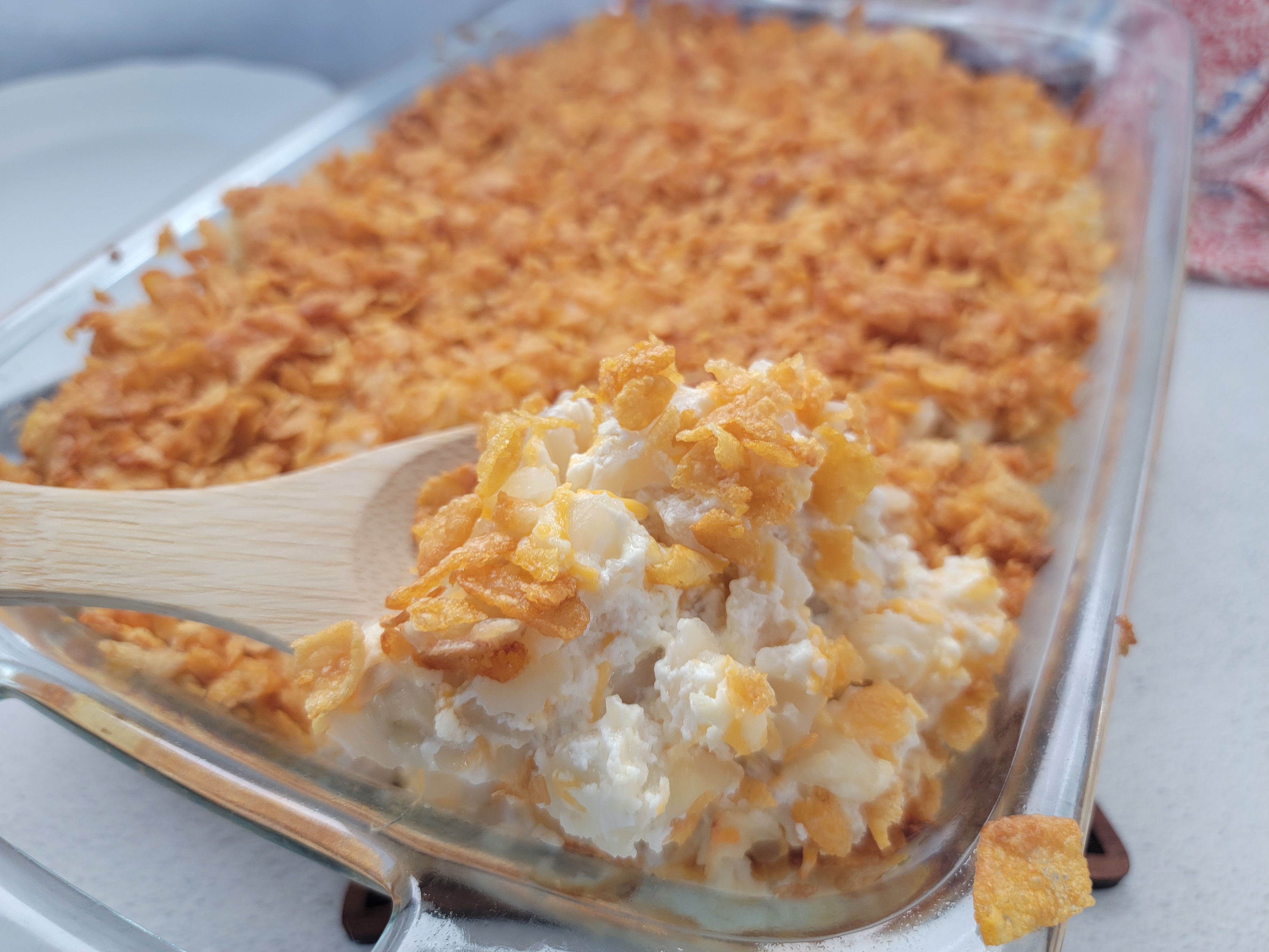 Easy funeral potatoes are the ultimate cheesy potato casserole