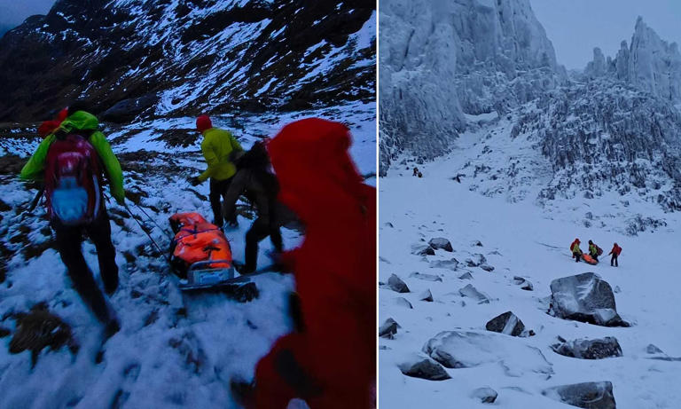 Mountain rescue team called out three times in same night as climbers ...