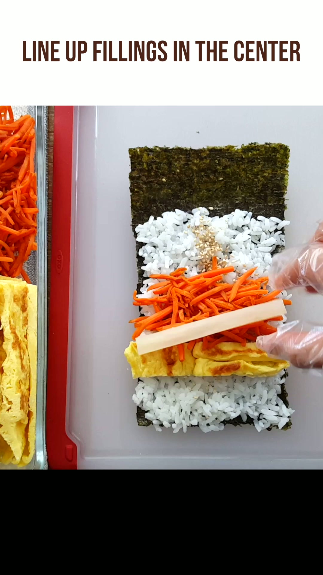 Mini kimbap hack: 3 fillings, no rolling mat!