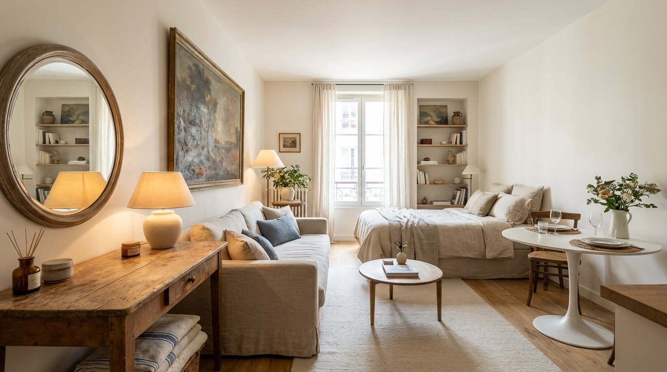 Studio de moins de 40 m² : ces 8 pièces que ce designer star exige pour ...