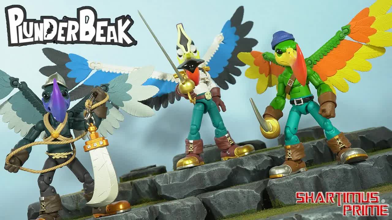 PlunderBeaks Captain Longbill, Berserker Quervo, & Raider Flynch ...