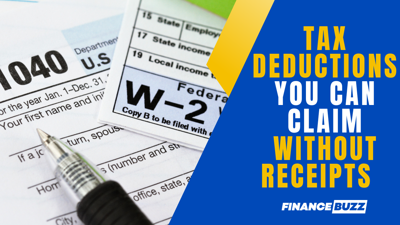 9 helpful tax deductions you can legally claim without having receipts