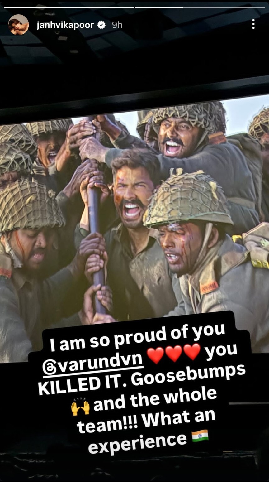 Janhvi Kapoor reviews Varun Dhawan’s work in Border 2 after allegedly ...