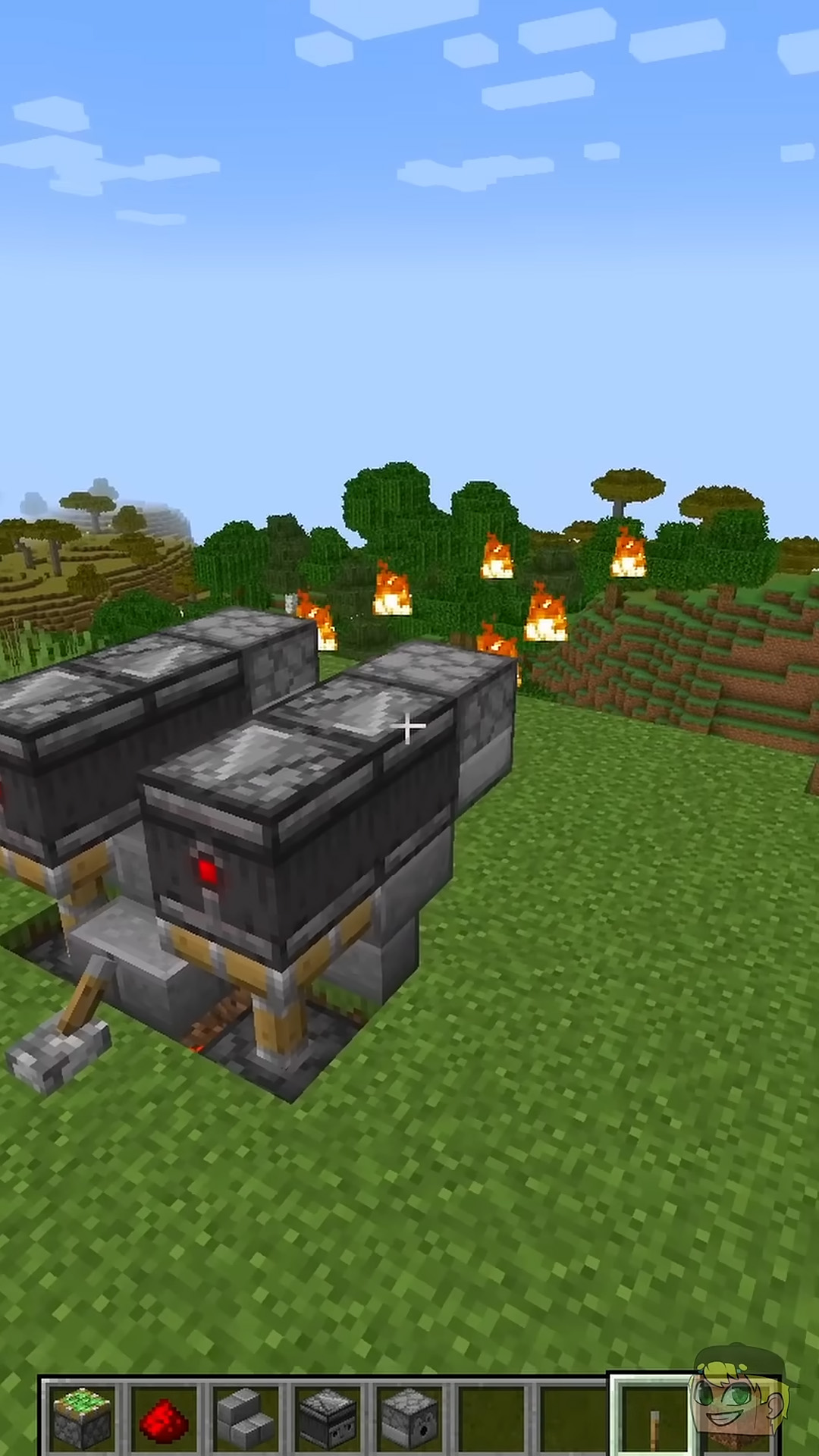 Minecraft fireball cannon
