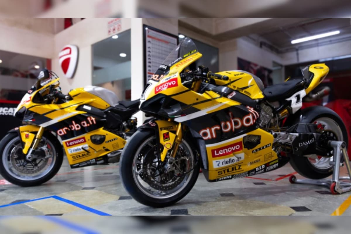 Alvaro Bautista's championship winning Panigale V4 R is now in India