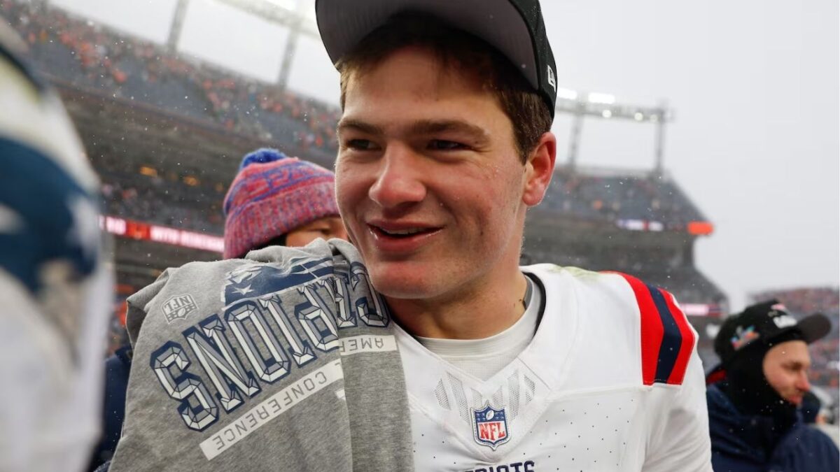 Skip Bayless bizarrely implies Drake Maye reaching the Super Bowl in ...