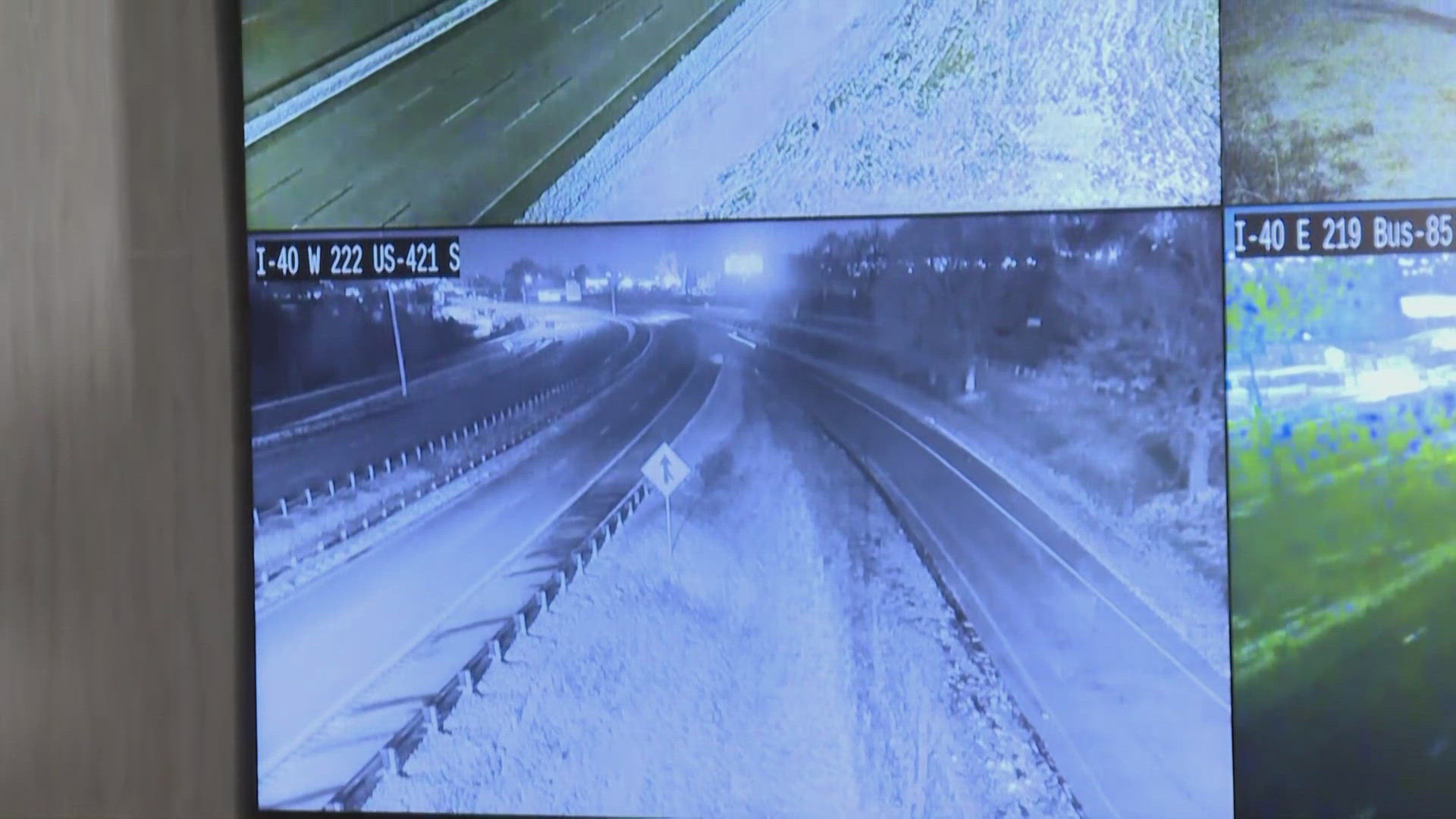 Guilford County traffic officials warn drivers about icy road conditions