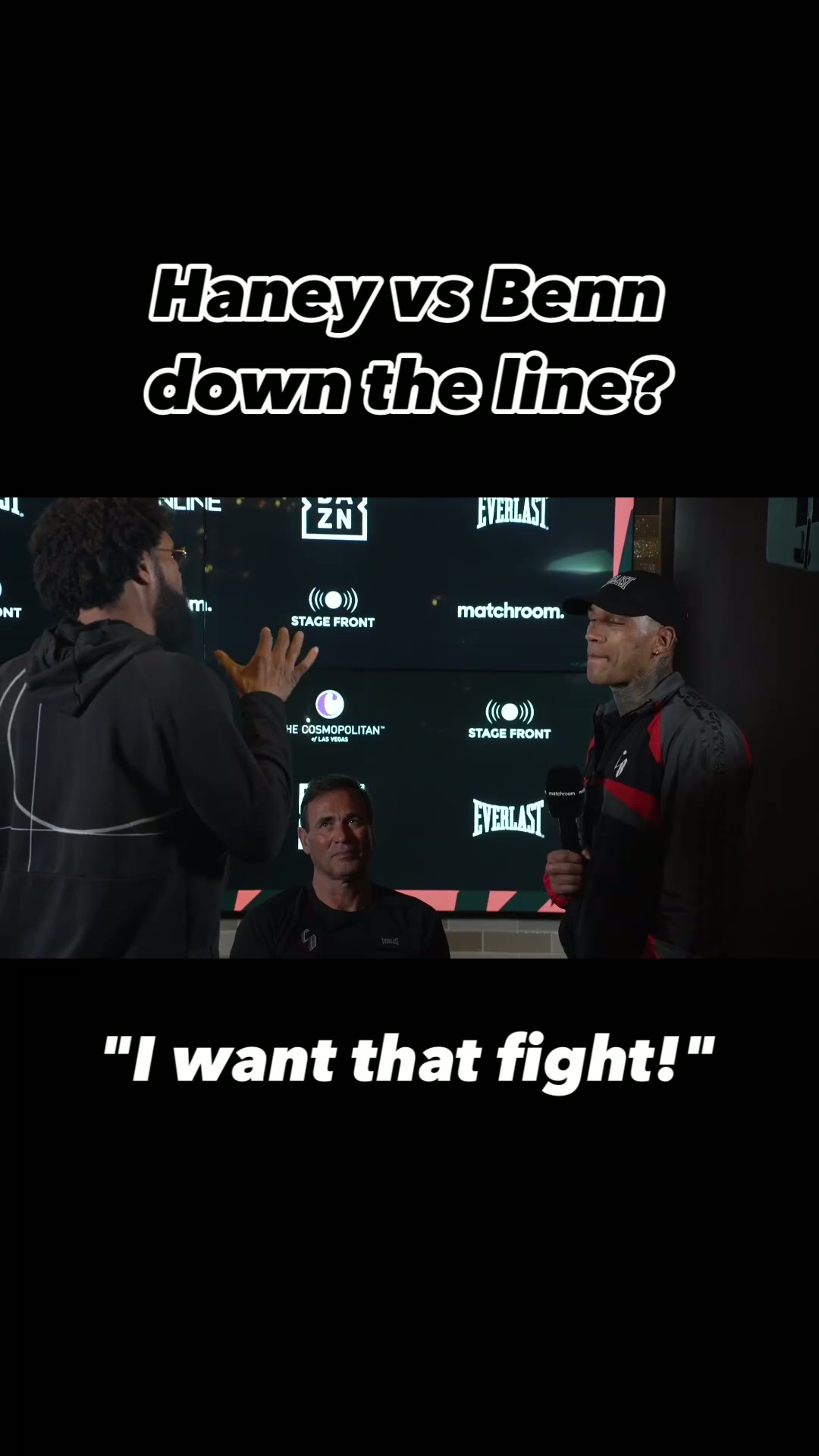 Bill Haney shows up to congratulate Conor Benn and talk a future fight ...