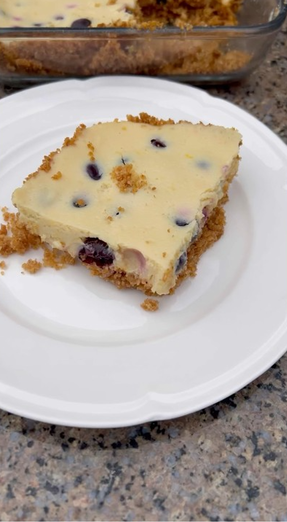 Blueberry lemon bars
