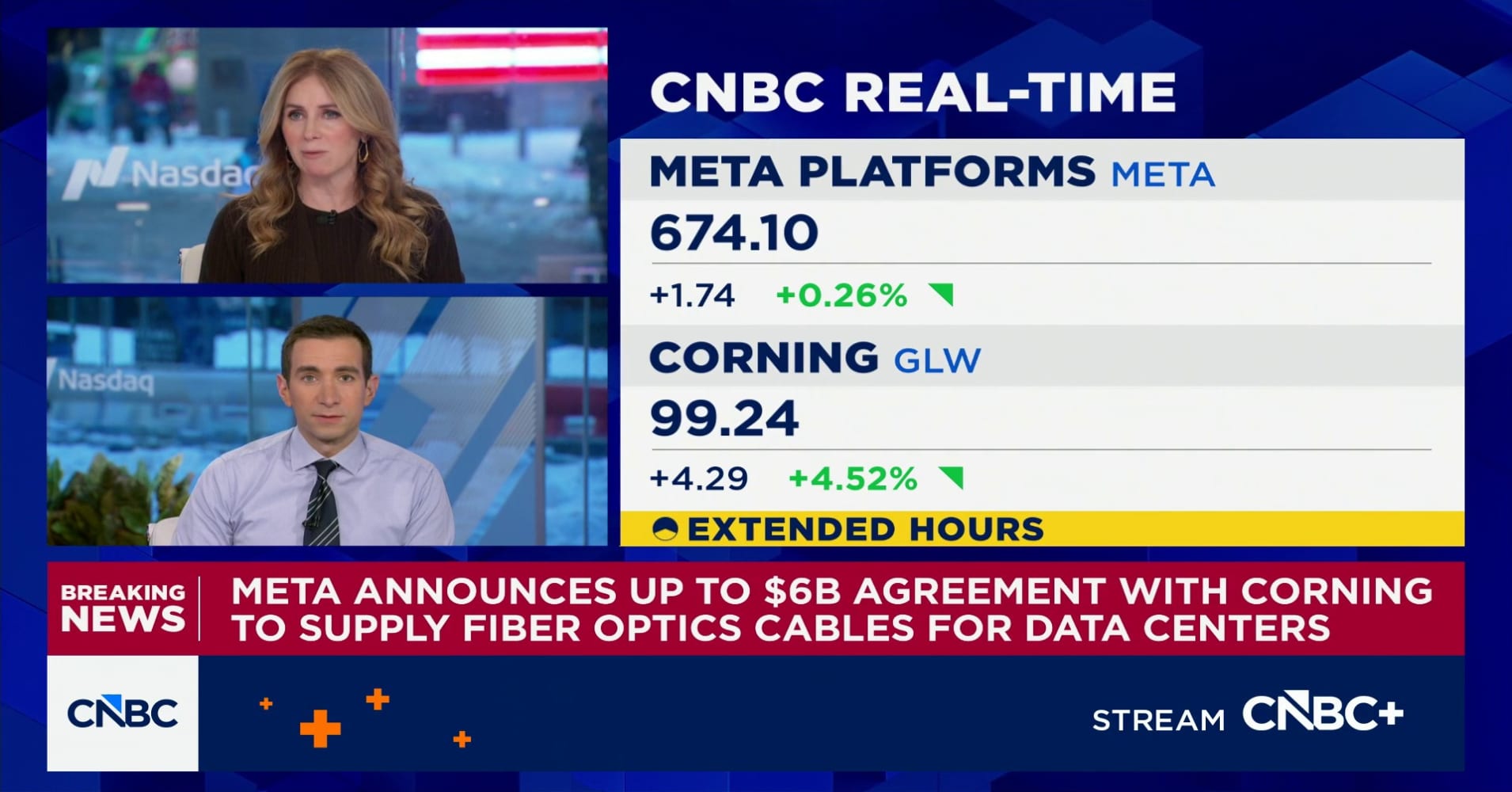 Meta announces a deal of up to $6 billion with Corning to supply fiber ...