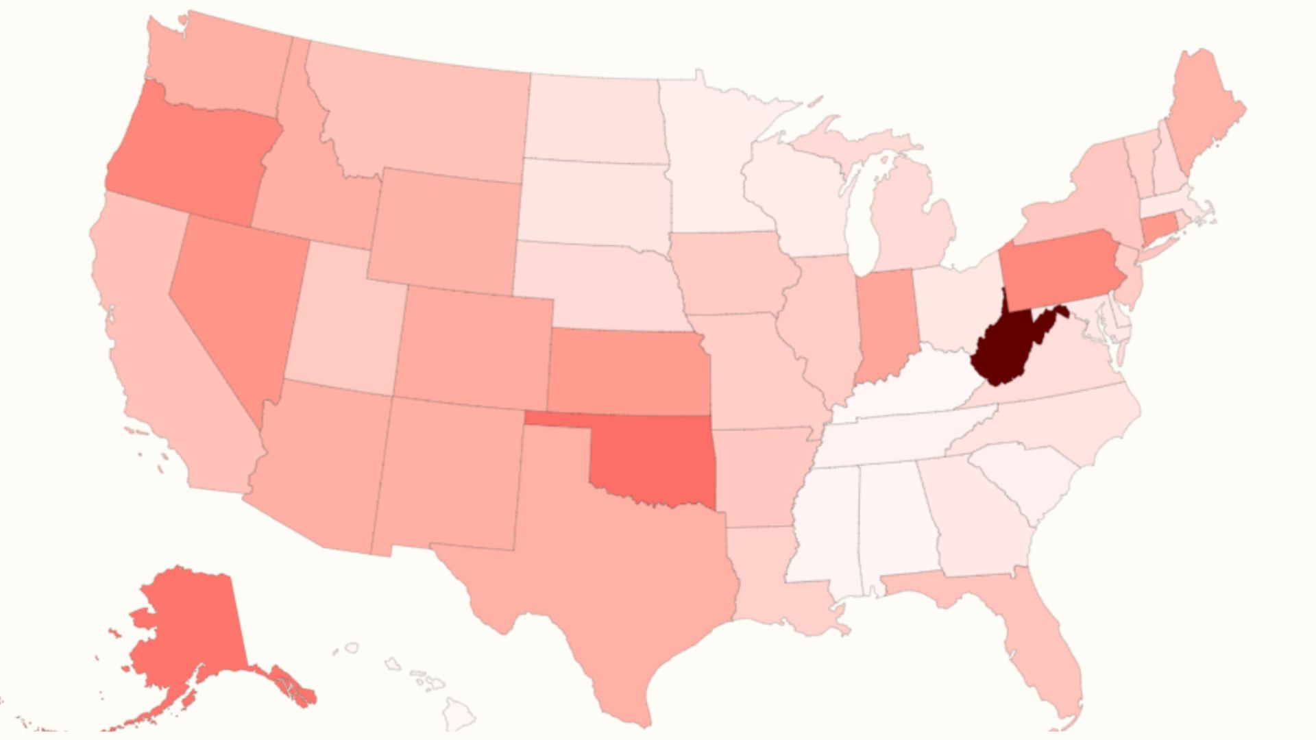 Map shows states with most drinking water violations