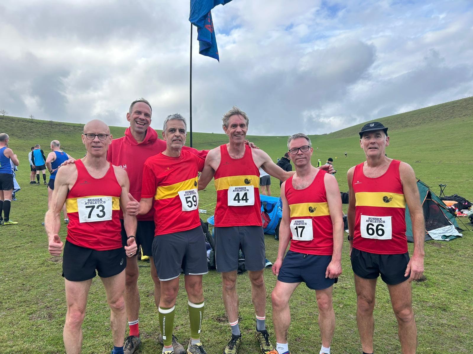 Medal haul for Lewes AC veterans at Sussex Masters XC
