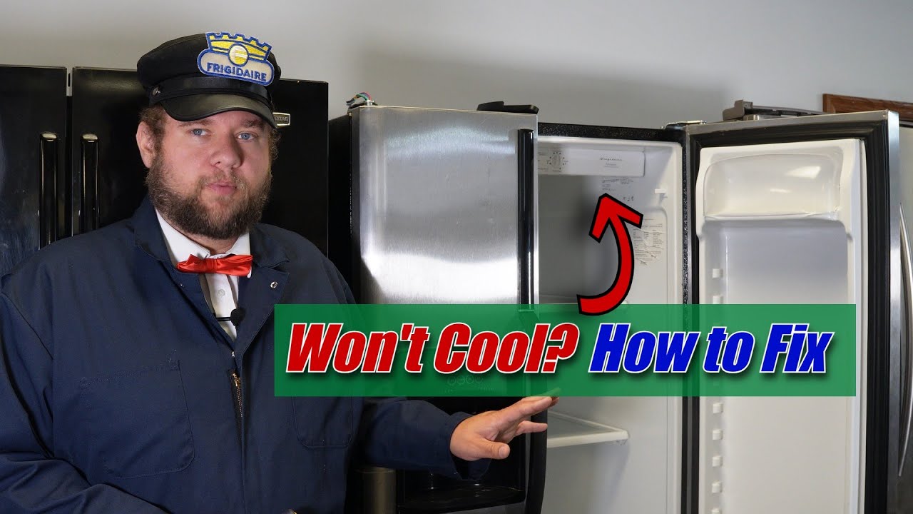Frigidaire refrigerator won't cool but freezer is fine - how to inspect ...