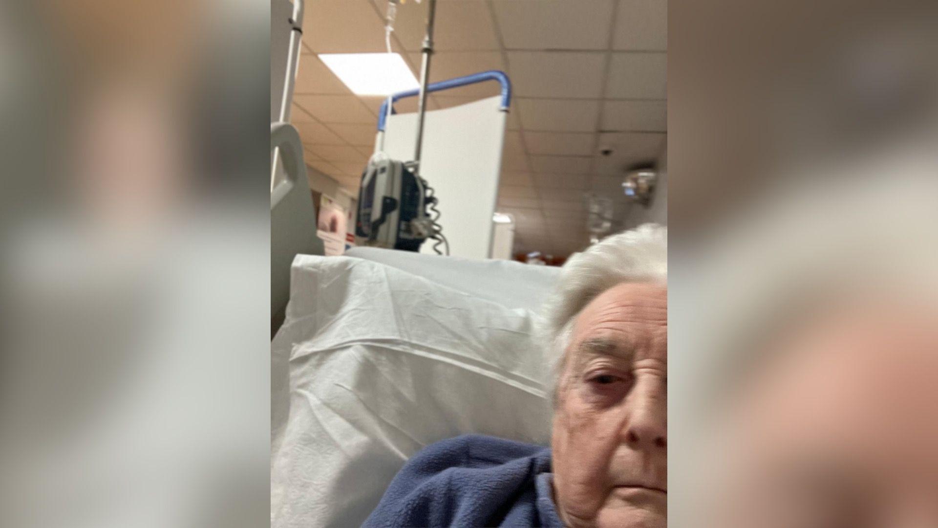 Family condemn 'disgusting' hospital corridor care