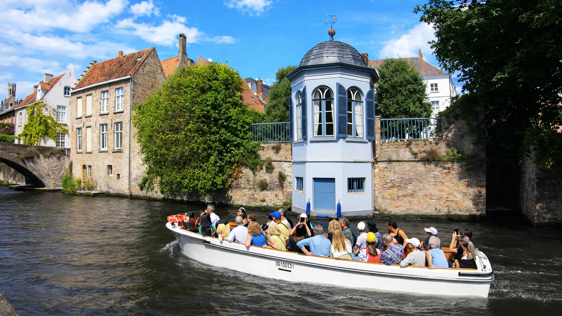 Canaux historiques et centre-ville de Bruges