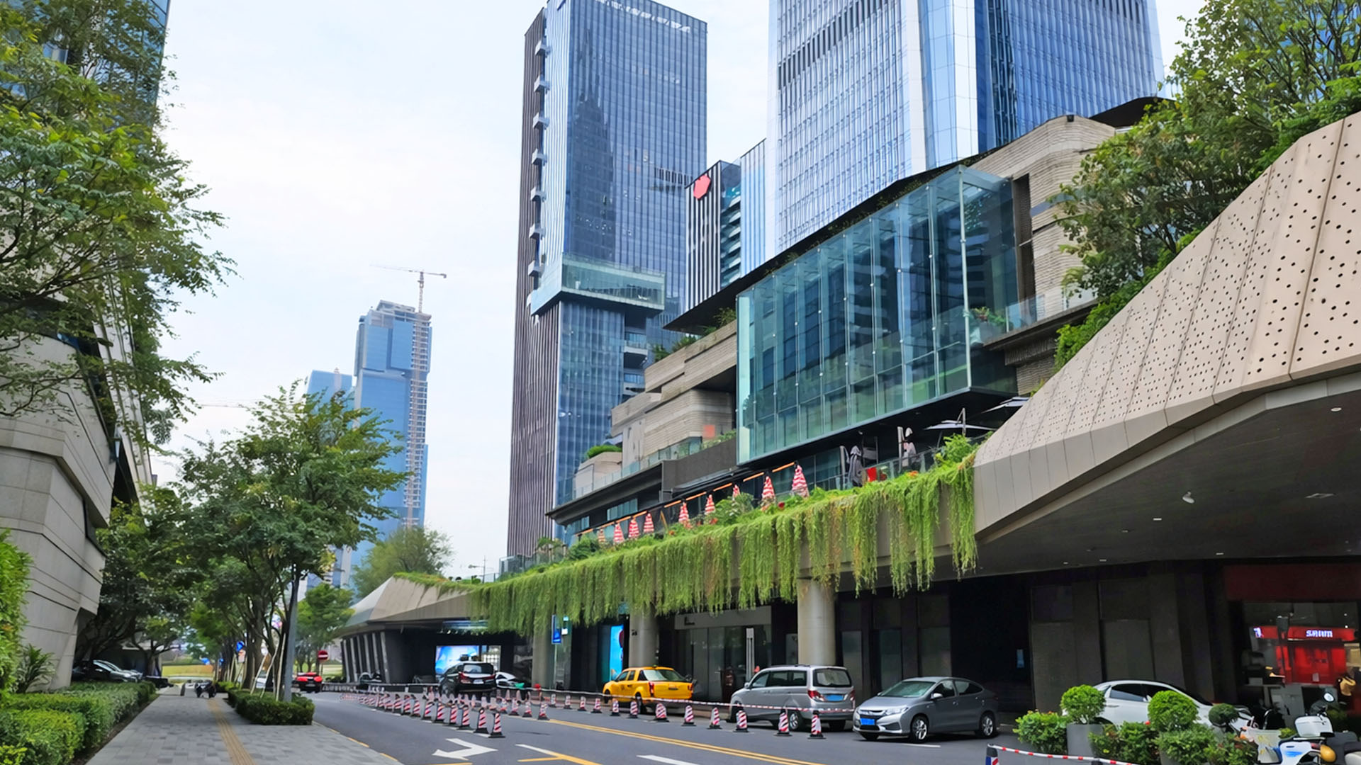 Green city vibes in Shenzhen China