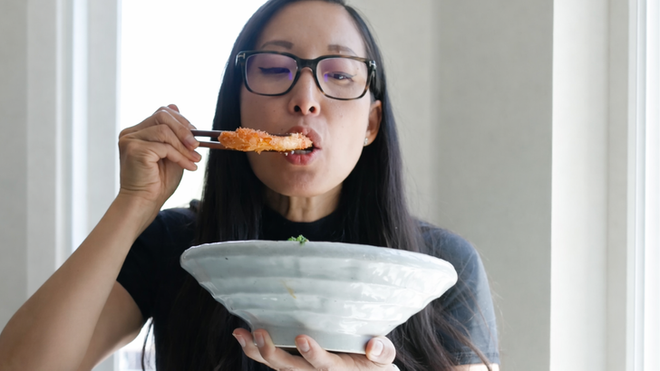 Making creamy pumpkin ramen that’s shockingly good