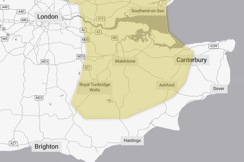 Kent issued 10-hour ice warning as temperatures to drop after Storm Chandra