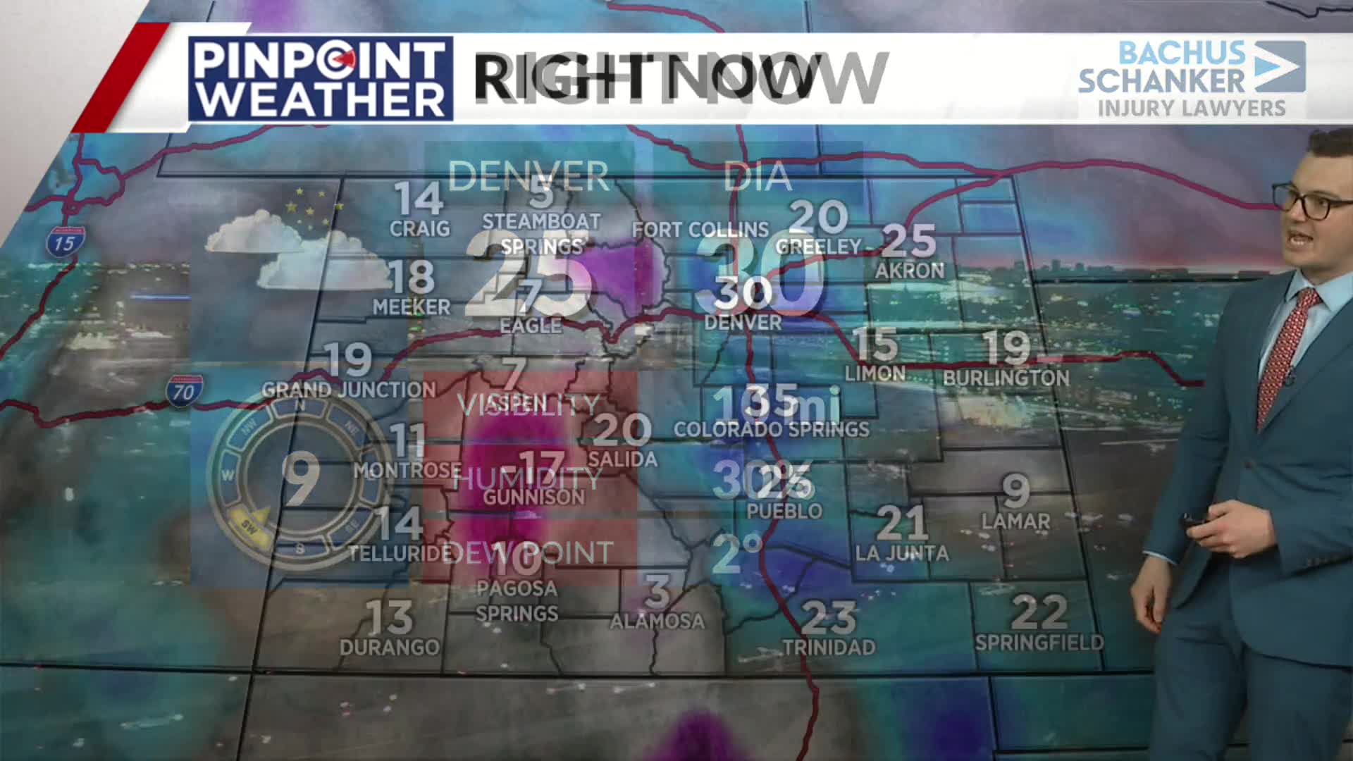 Denver weather: Warming through the middle of the week