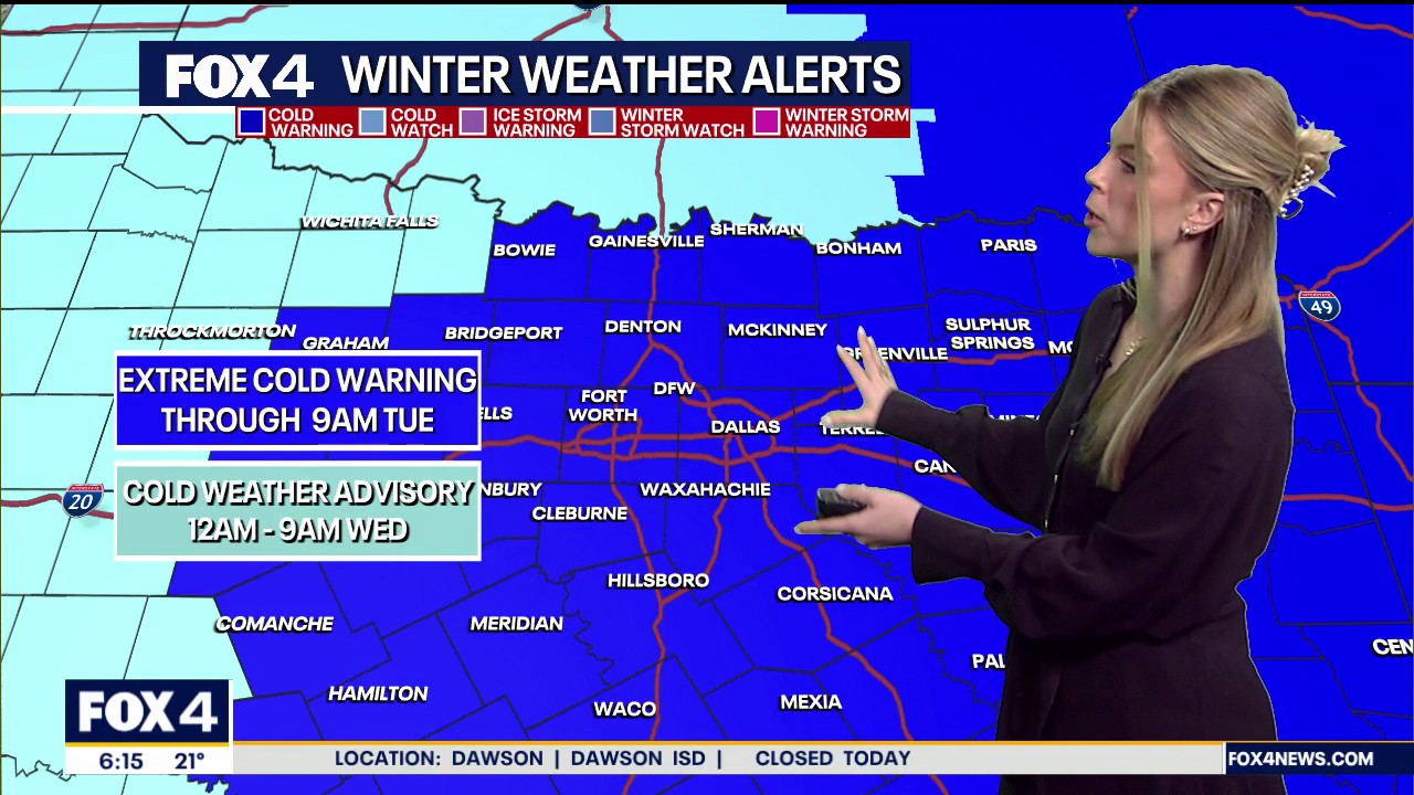 Dallas weather: Jan. 27 morning forecast